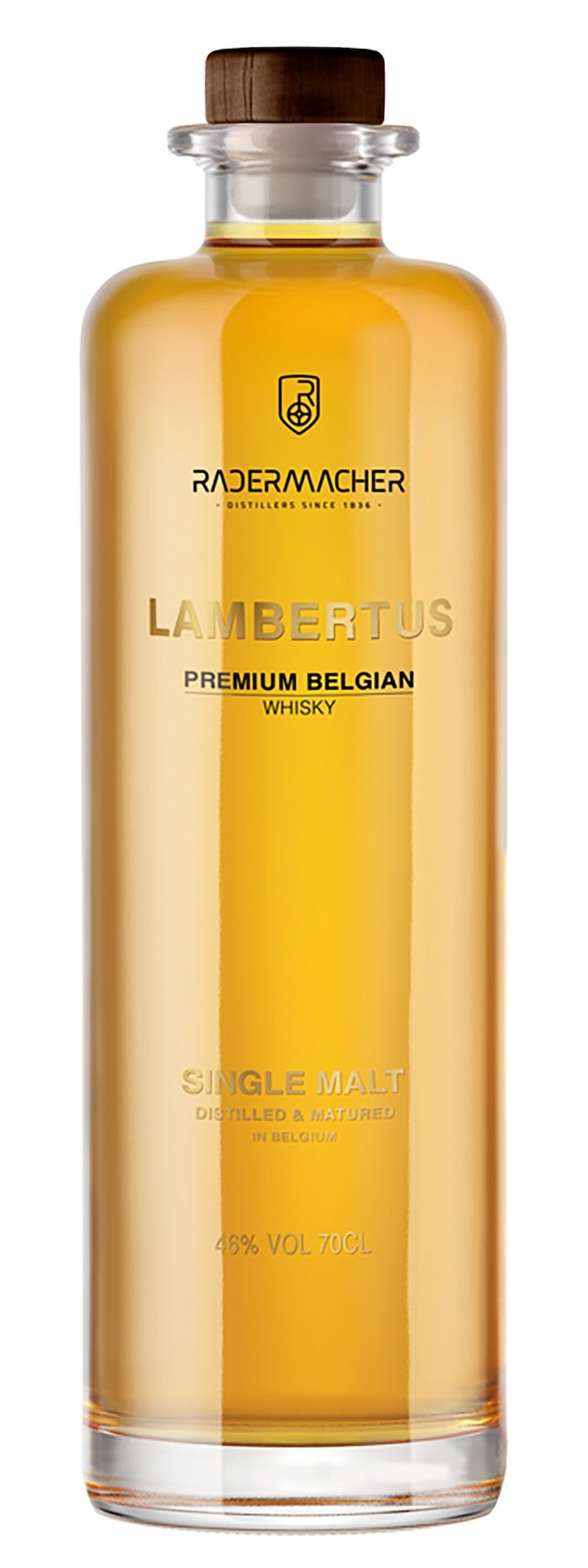 Lambertus Pure Single Malt Whisky aus Belgien 0,7l 46 % Vol - Happy Drinks