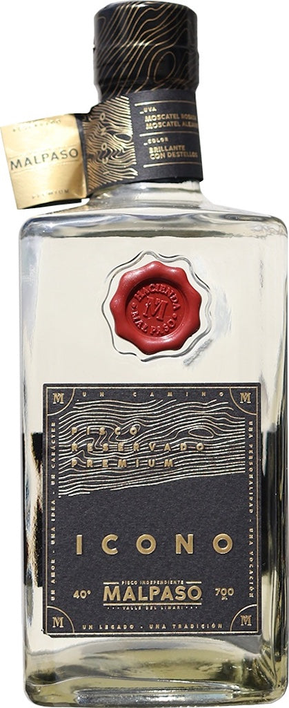 Pisco aus Chile MalPaso Icono mit Geschenkbox. 40% vol, 700ml - Happy ...